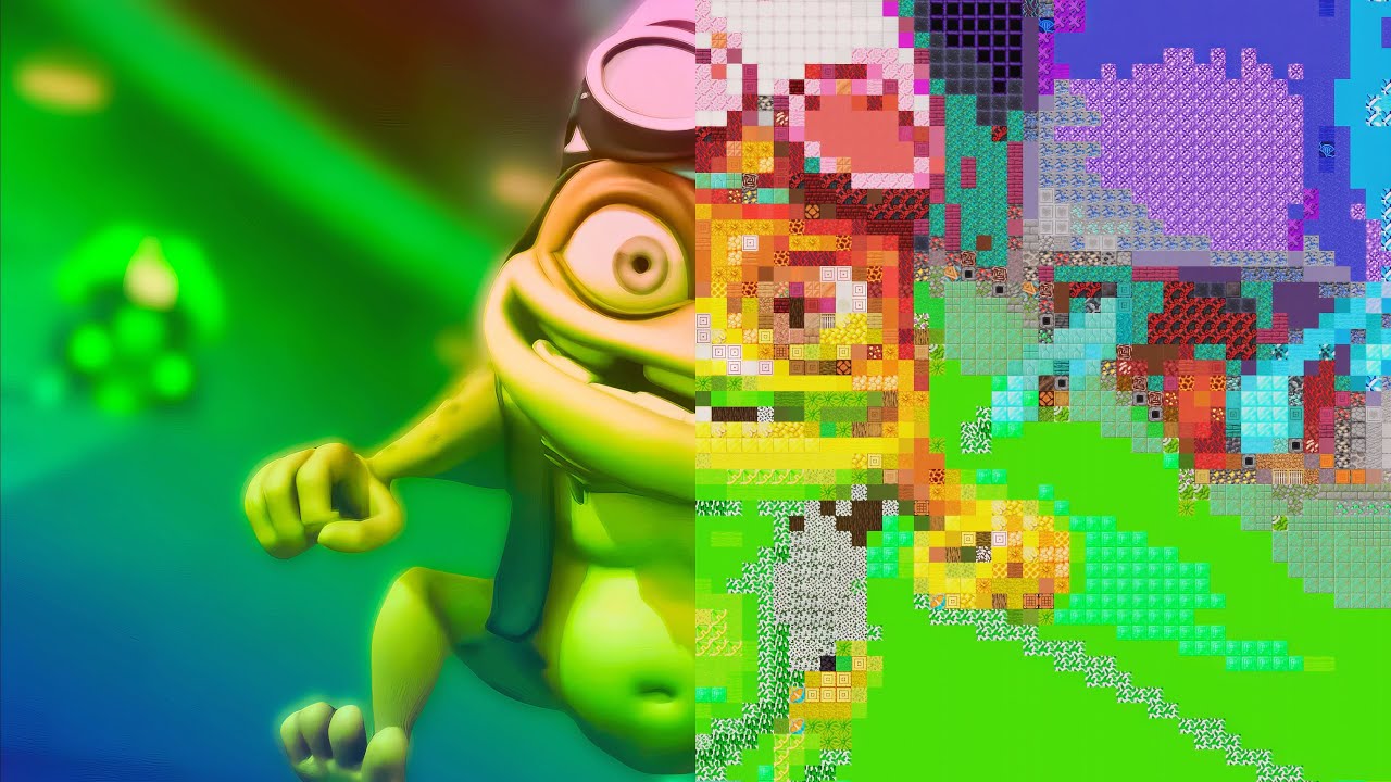Crazy Frog Axel F Effects | Pixel Art Showcase (OREO Herring Coves Effects) - YouTube