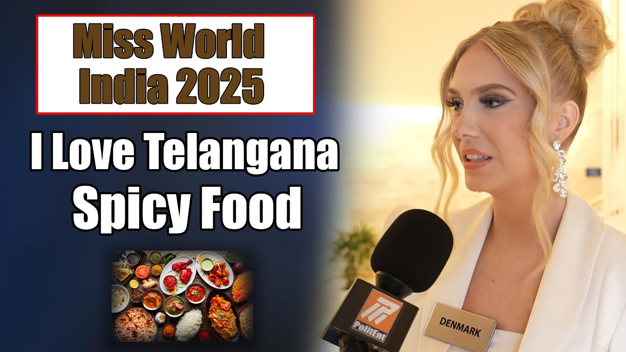 తెలంగాణ స్పైసీ ఫుడ్ అంటే చాలా ఇష్టం | Miss Denmark Emma Heyst ...