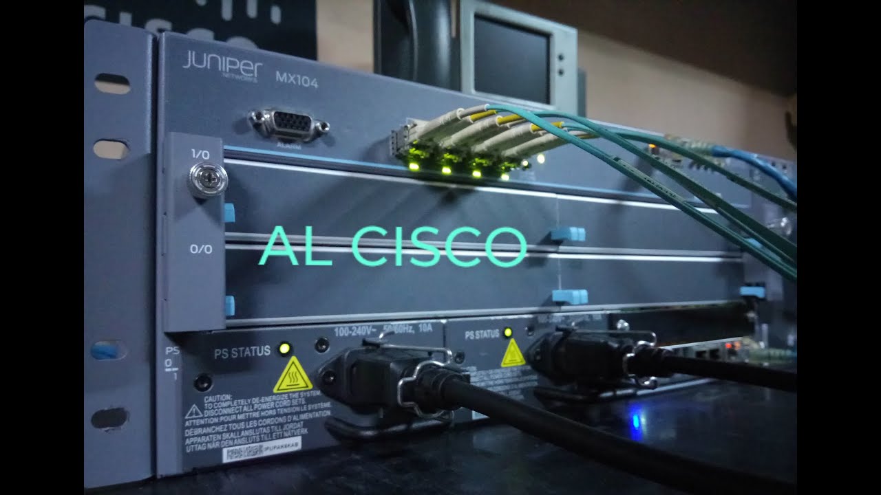 Juniper MX104 Router - YouTube