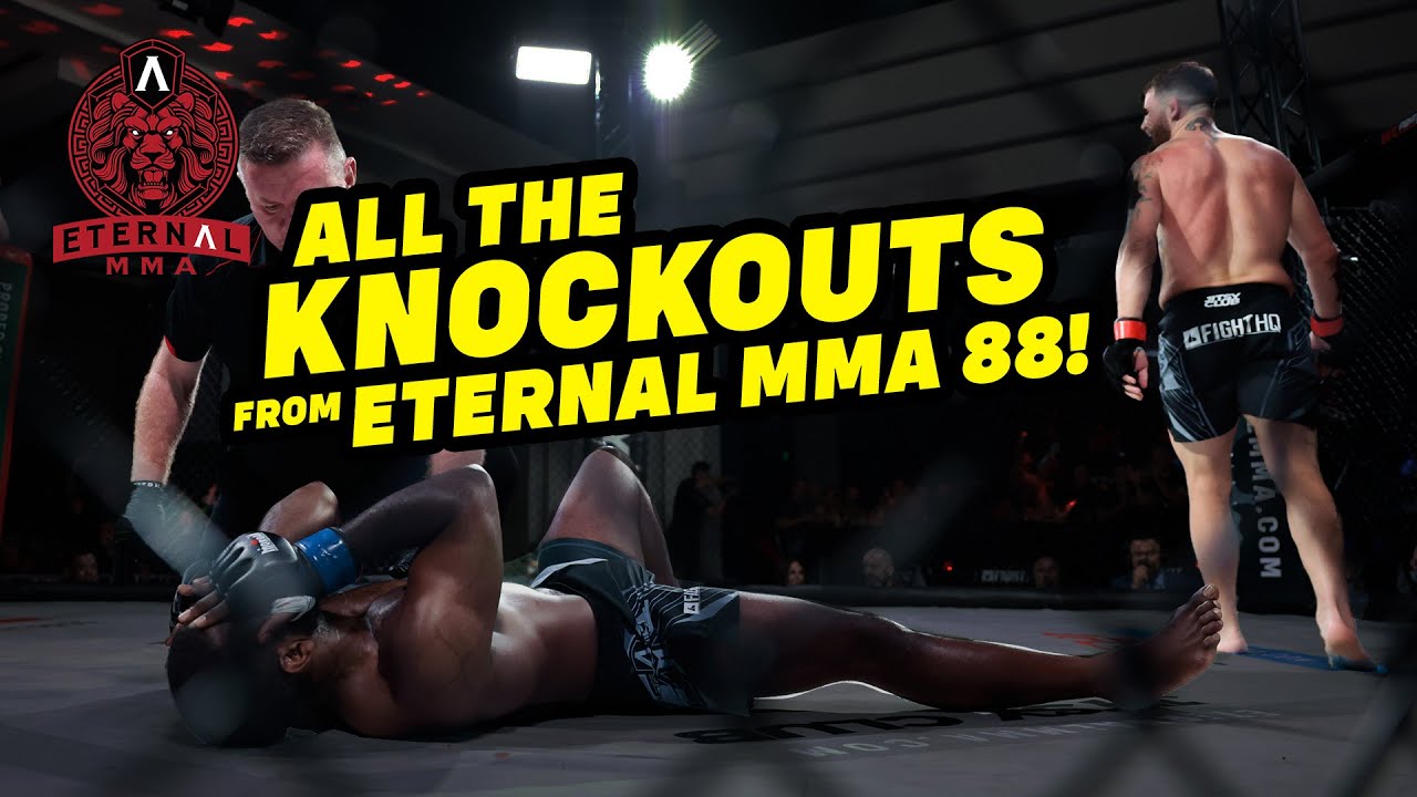 All The Knockouts From Eternal MMA 88! - YouTube