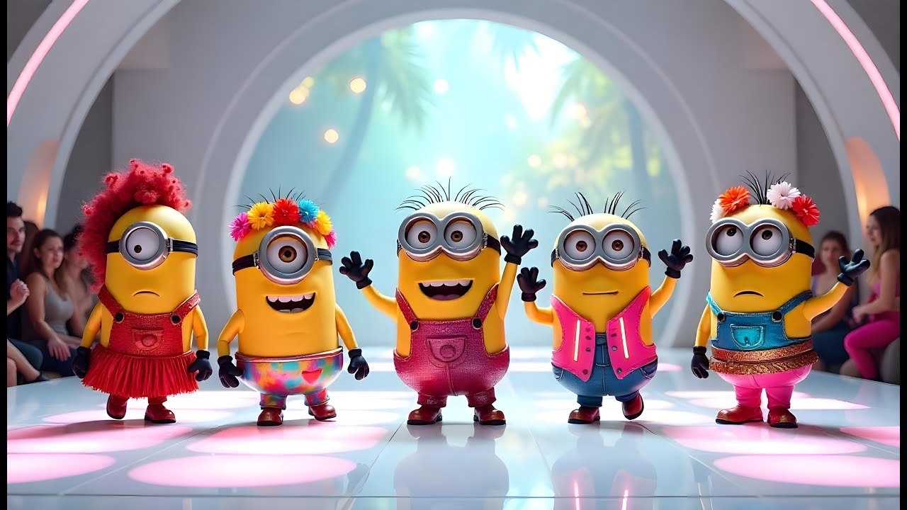 Minions Dancing on Stage | Ultimate Funny Dance Show 2025 - YouTube
