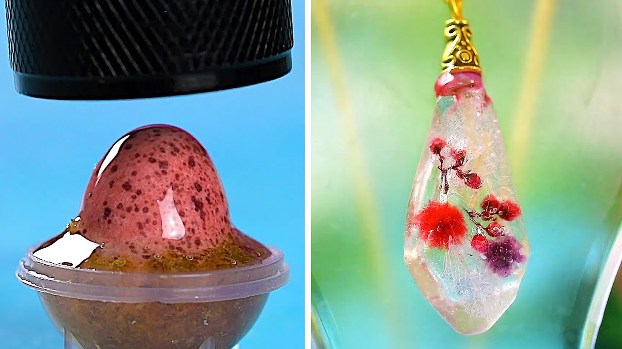 DIY Resin Jewelry and Fun Spring Crafts - YouTube