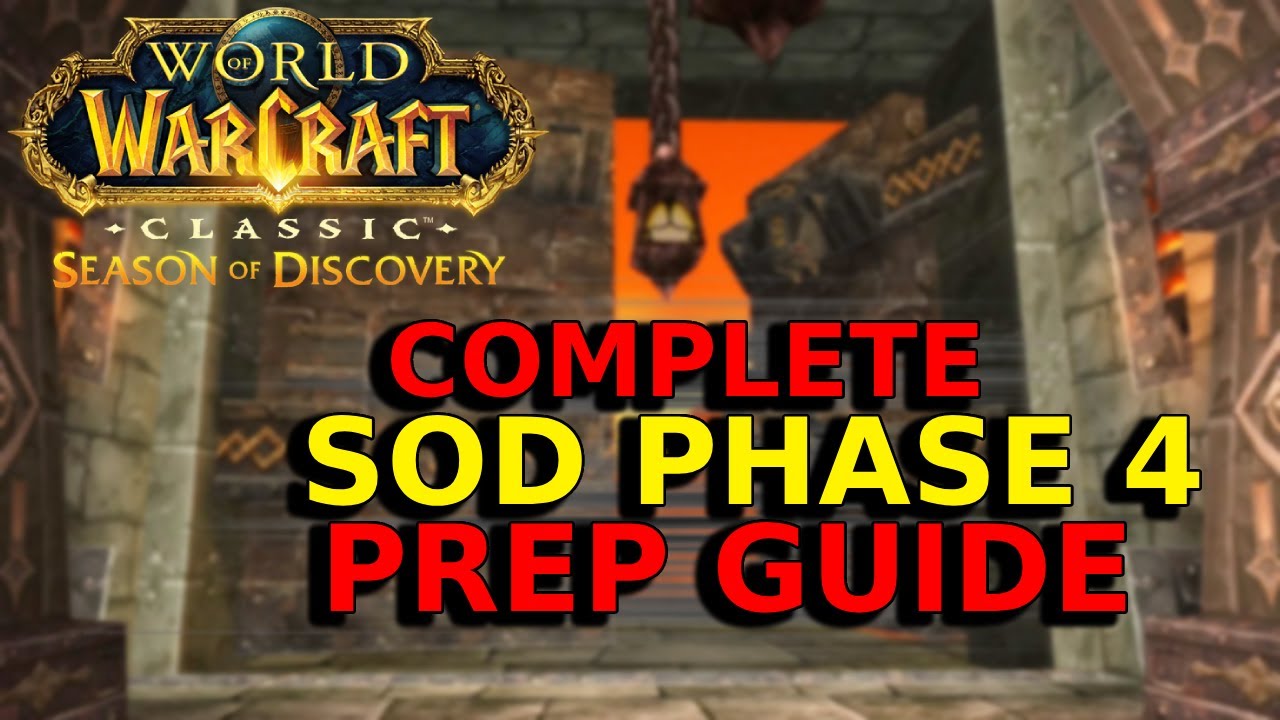 SOD Phase 4 Prep Guide - Questing, Reps, and More! - YouTube