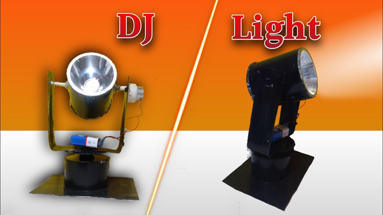 how to make dj light | how to make DJ light at home | RN Ideas | - YouTube