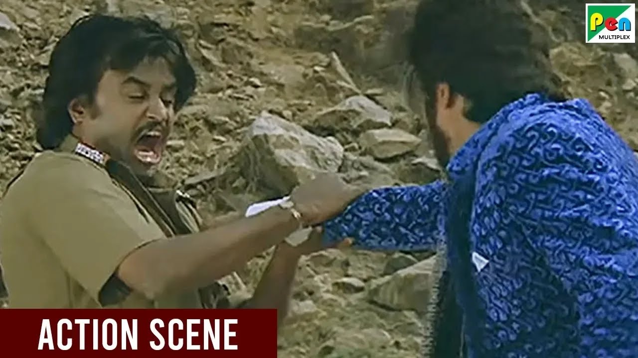 Rajinikanth - Fight Scene | Insaaf Kaun Karega | Dharmendra, Amrish ...