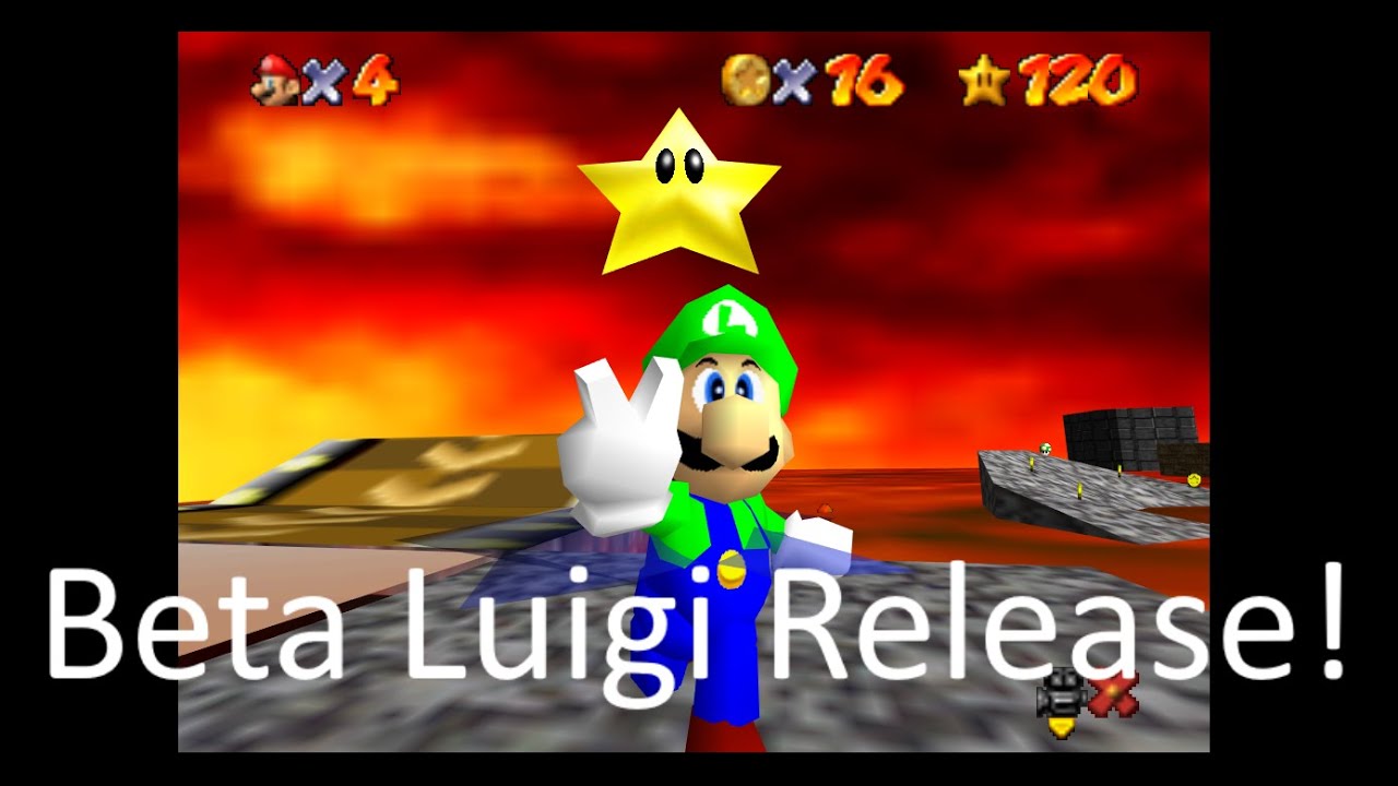 Beta Luigi Binary Model Release! Super Mario 64 Hack | Weegeepie Beta ...
