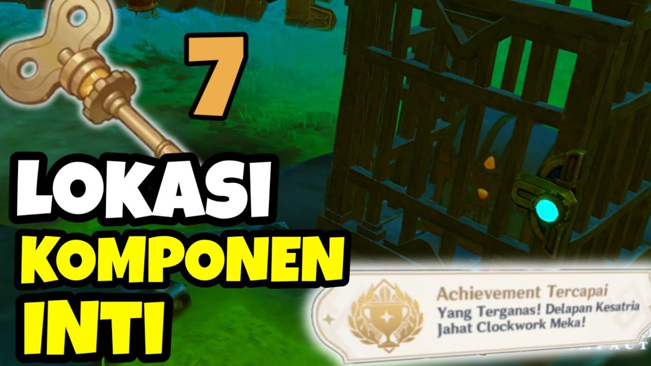 All 7 Lokasi Komponen Inti | Genshin Impact 4.1 - YouTube
