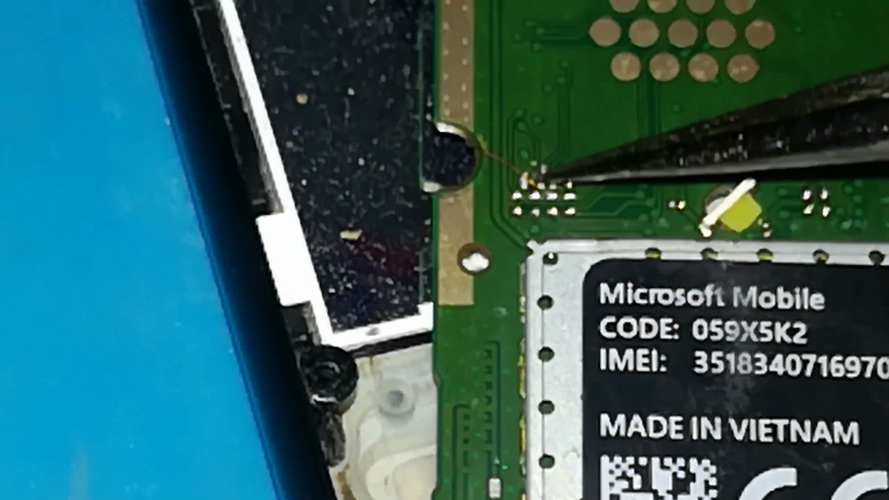 nokia rm-1137 power key jumper solution - YouTube