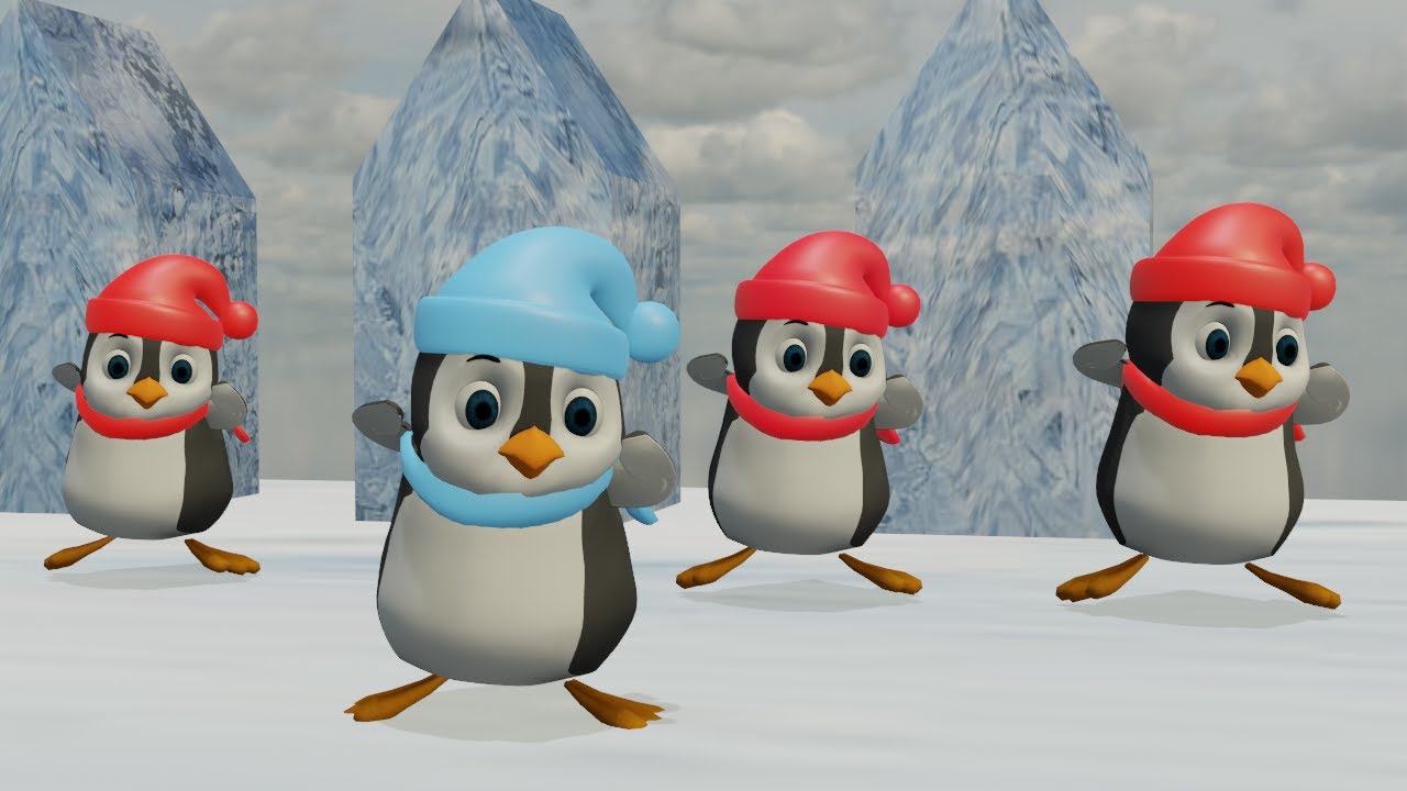Penguin Dance Fun Song Party | Nursery Rhyme - YouTube