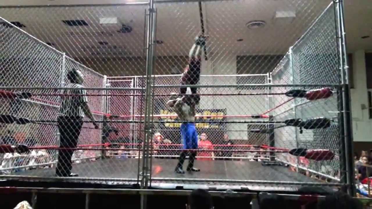 Victory Pro Wrestling Amazing Red vs Rickey Reyes Steel Cage Match ...