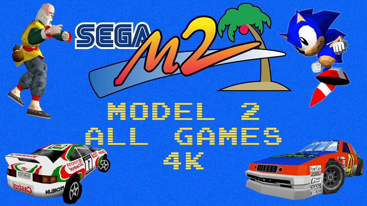 Sega Model 2 Arcade Showcase Rendered @ 4K - All 32 Games - モデル2 - YouTube