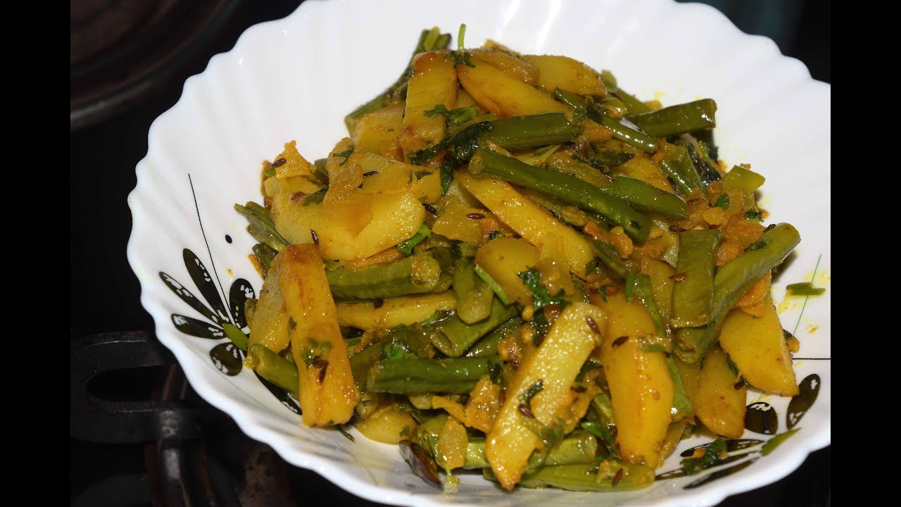 Barbati bhaja | Long bean recipe | Borboti sabji - YouTube