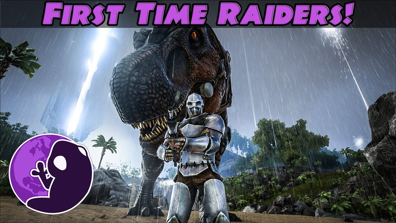 Ark Survival Evolved Raiding a Massive Base Part 3 - YouTube