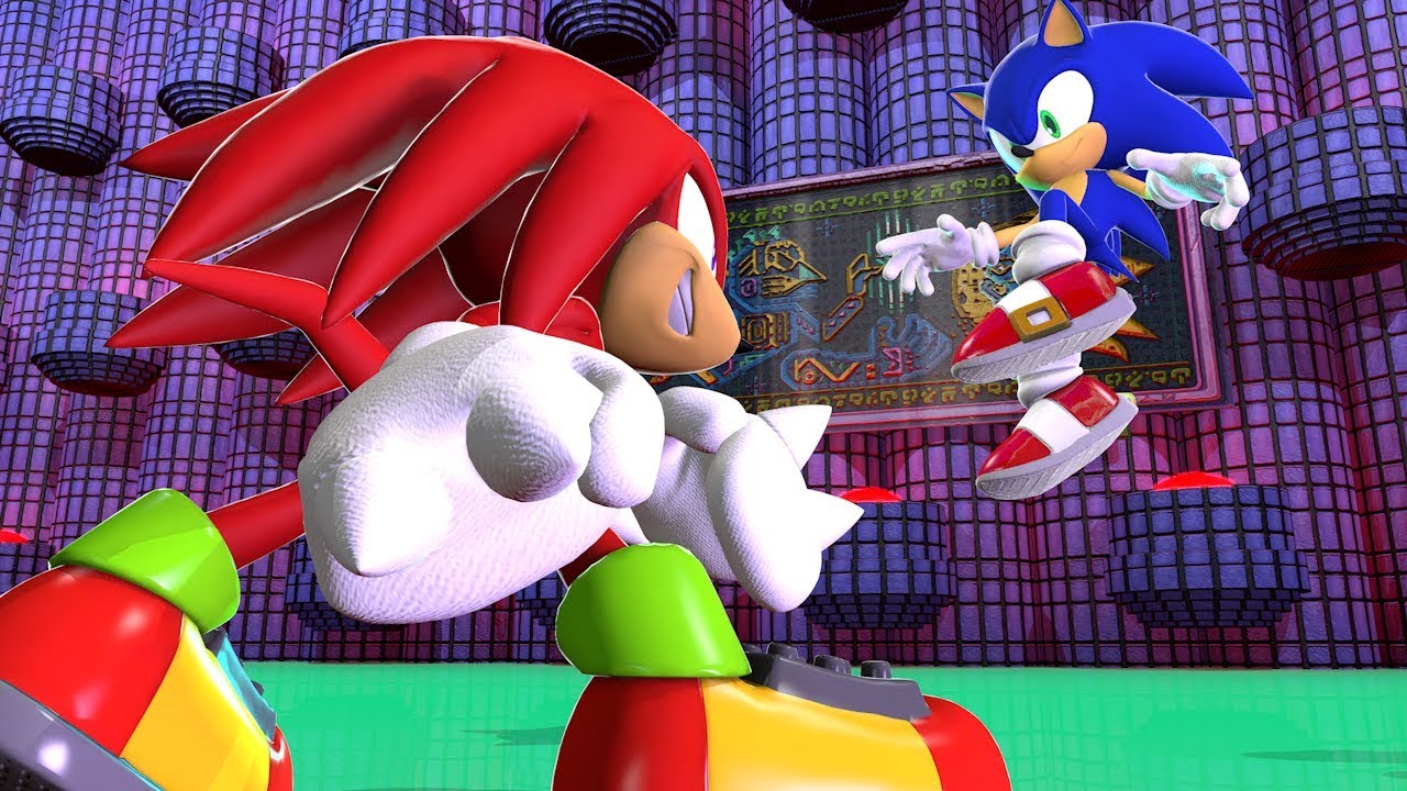 [Project M X] Part 1: Sonic Vs. Knuckles (3D Sonic Animation) - YouTube