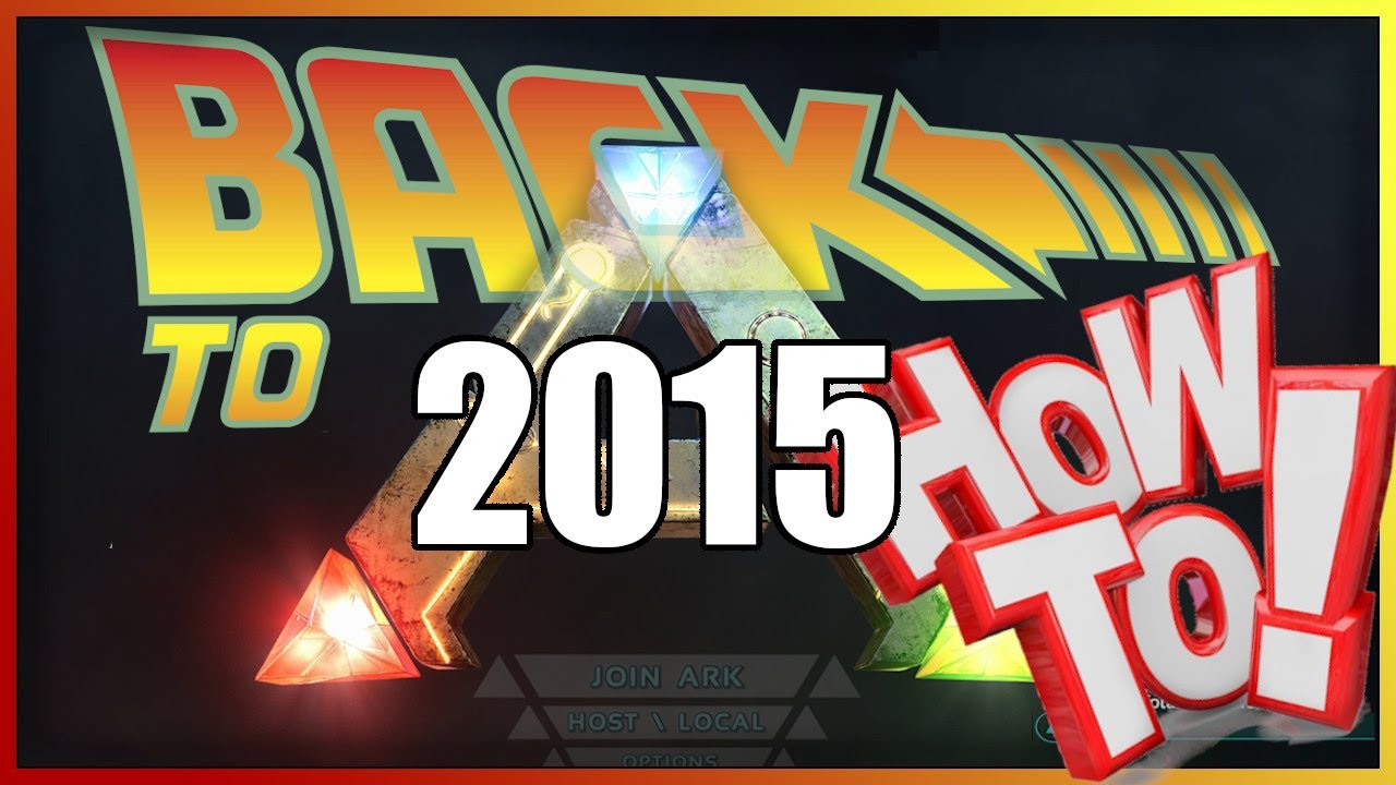 ARK: HOW TO!!! -TRAVEL BACK IN TIME -ARK Time capsule - YouTube