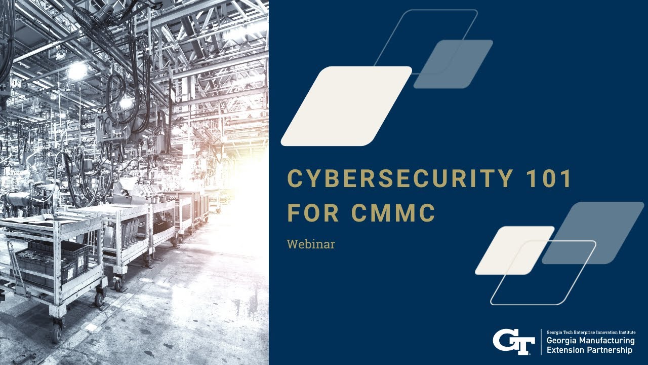 Cybersecurity 101 for CMMC - YouTube