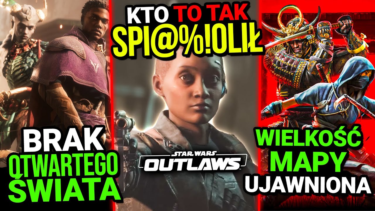 STAR WARS OUTLAWS wygląda GORZEJ NIŻ MYŚLISZ — Wielkość mapy w AC ...