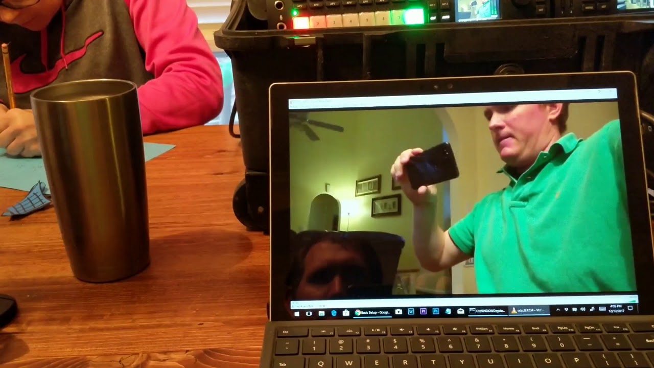 wifi from camera to laptop into video switcher - YouTube