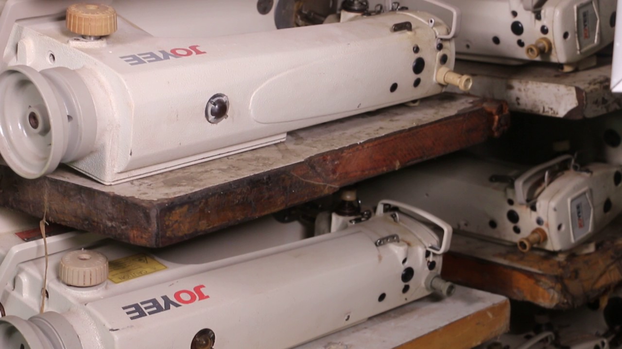 Used Joyee Lockstitch Sewing Machine China Running Condition - YouTube