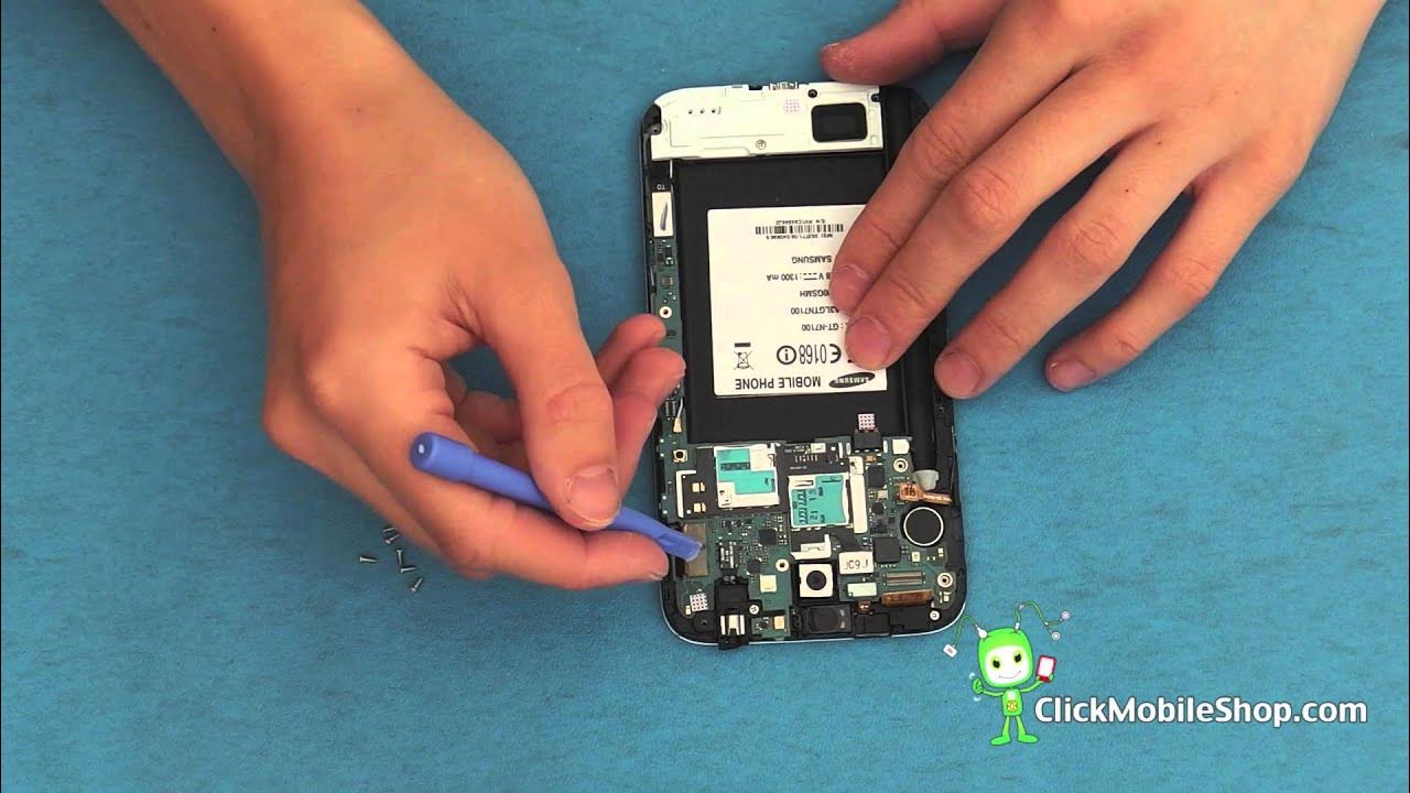 Samsung Galaxy Note 2 Disassembly GT-N7100 - YouTube