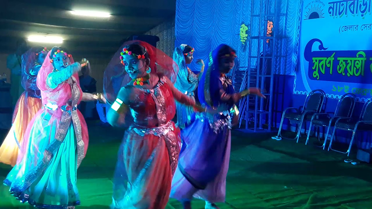 Ghoomer dance at Natabari High School - YouTube