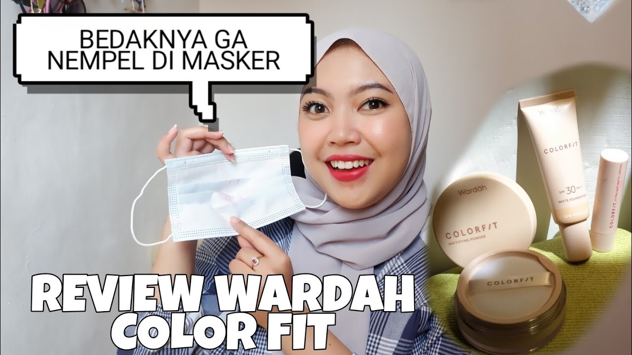 REVIEW PRODUK WARDAH COLOR FIT | WARDAH COLOR FIT MATTIFYING POWDER ...