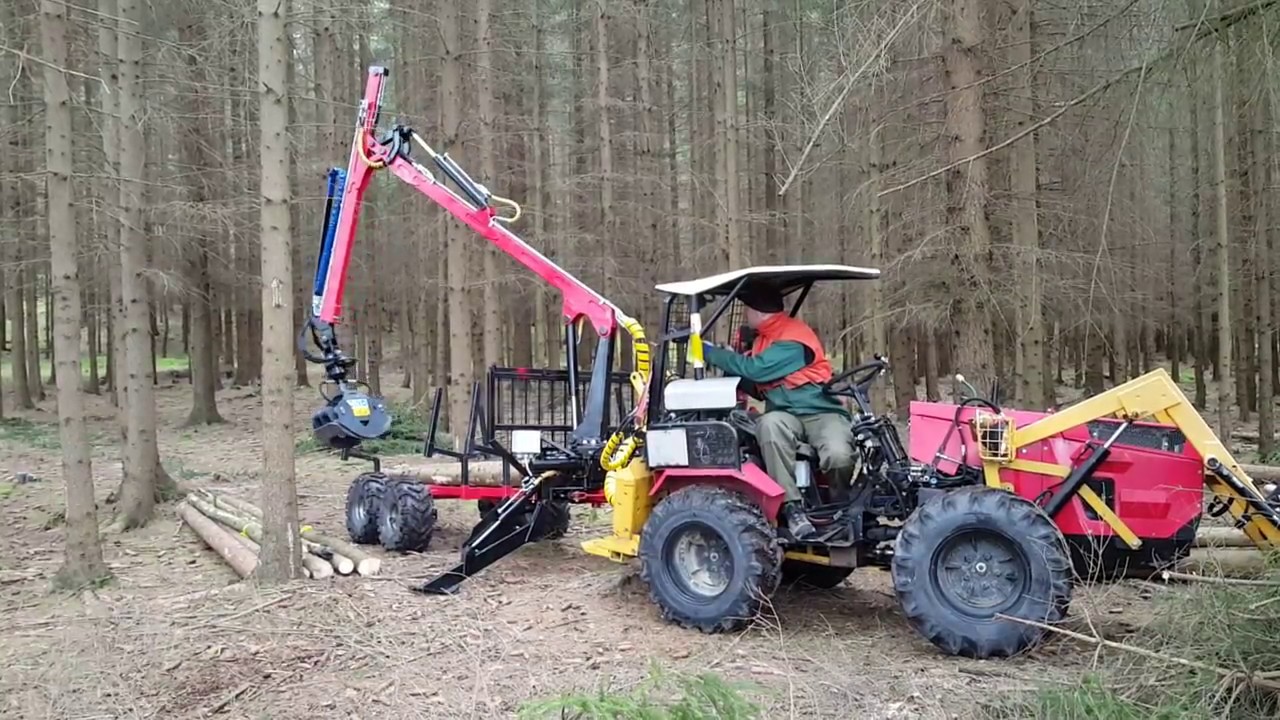 Home made mini forwarder - YouTube