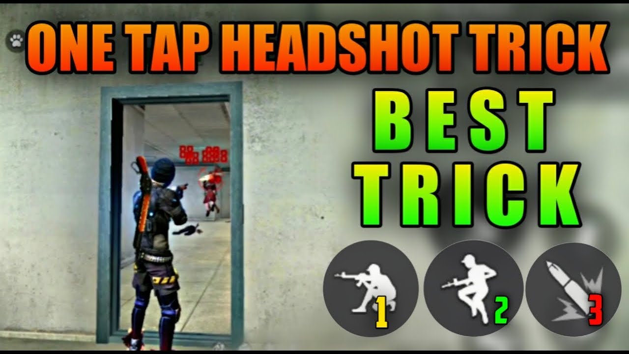 ONE SHOT HEADSHOT TRICK FREE FIRE ll BEST TRICK FOR ONE TAP HEADSHOT IN ...