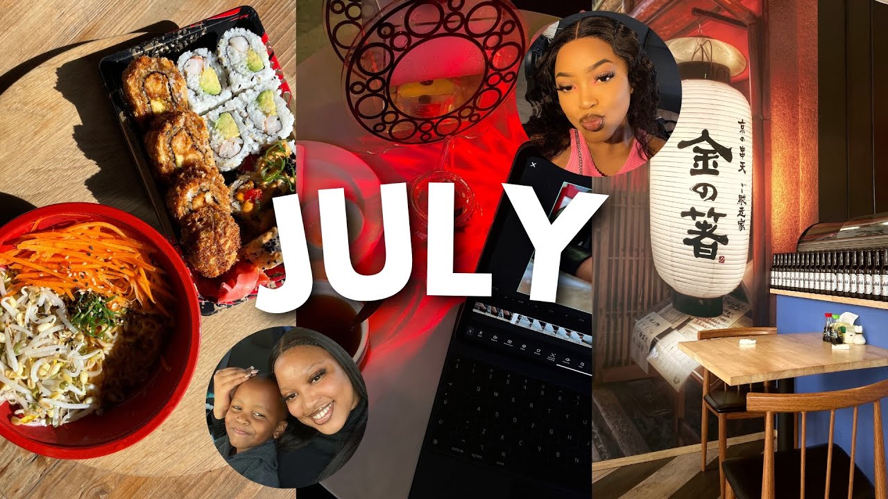 JULY COLLECTIVE VLOG : gym, solo date, reset w me, Barbie premiere, JHB ...
