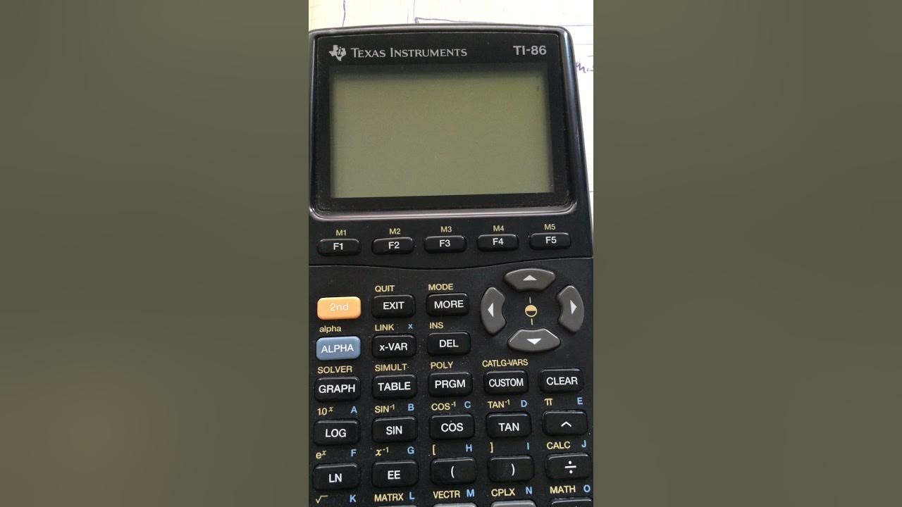 TI-86 Fun Game Demo - YouTube