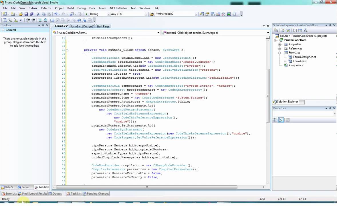 CodeDOM - developingmymind.wordpress.com 2/3 - YouTube