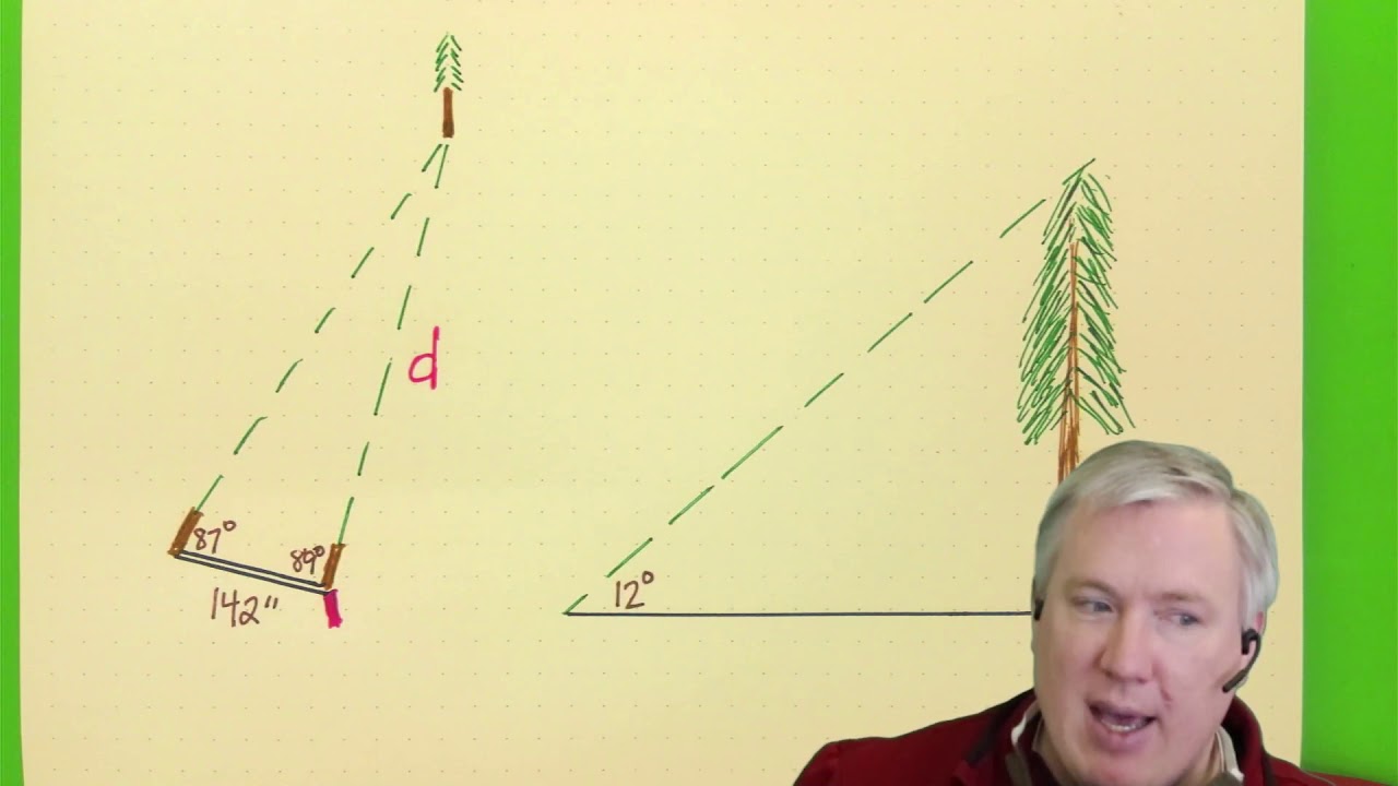 Indirect Measurement - Drawing a Diagram for Distance & Height - YouTube