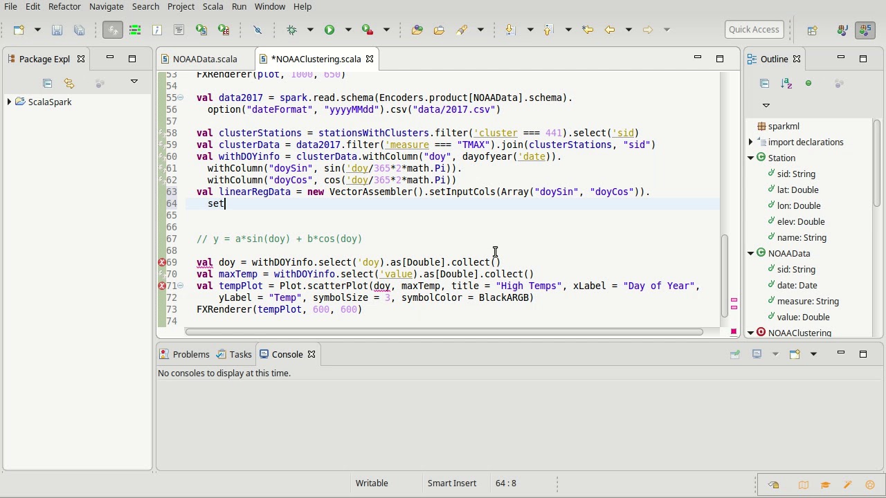 Spark Ml Linear Regression Part 3 Using Scala Youtube 2971