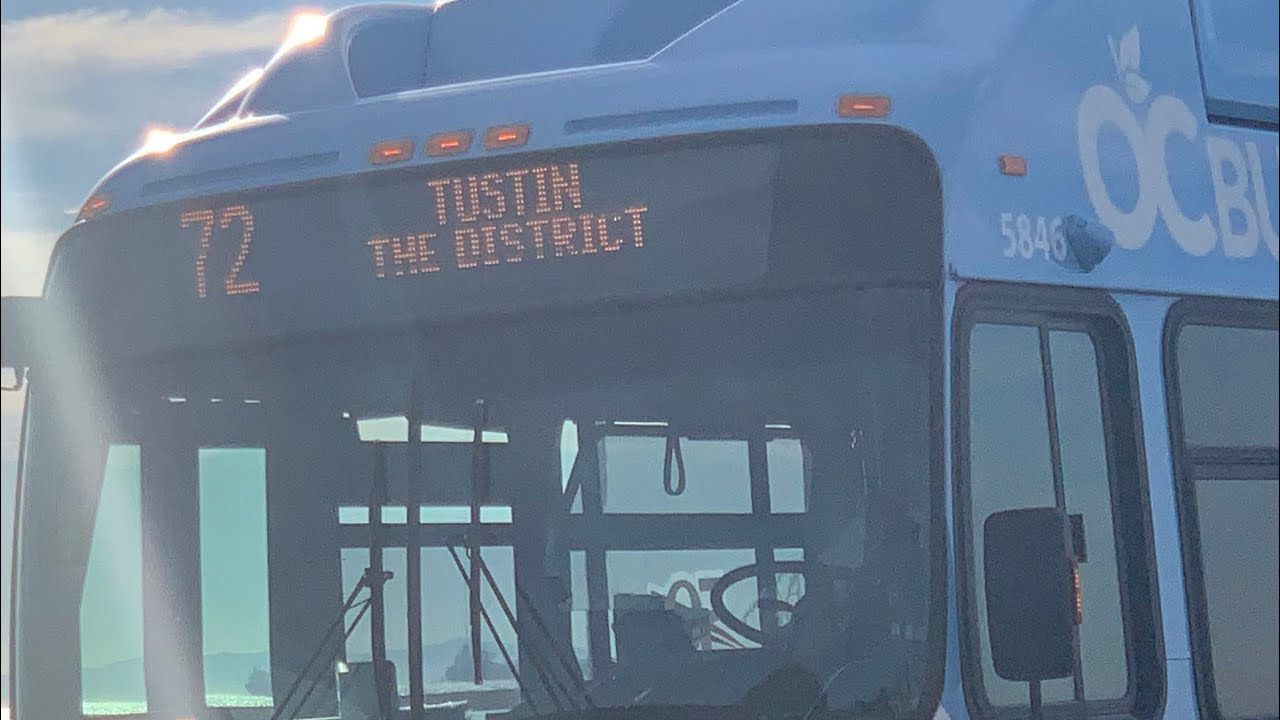 OCTA Route 72 East Sunset Beach PCH and Warner To Tustin Tustin ...