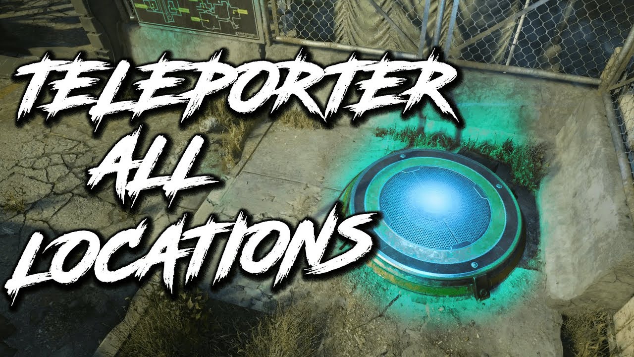 TELEPORTER GUIDE - ALPHA OMEGA - ALL LOCATIONS | COD BLACK OPS 4 ...