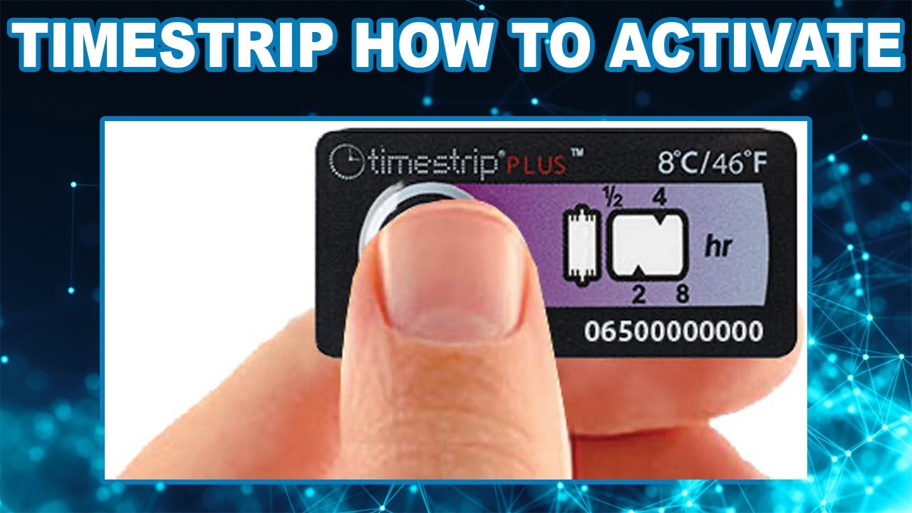 How to Activate a Timestrip Plus Ascending Temperature Indicator - YouTube
