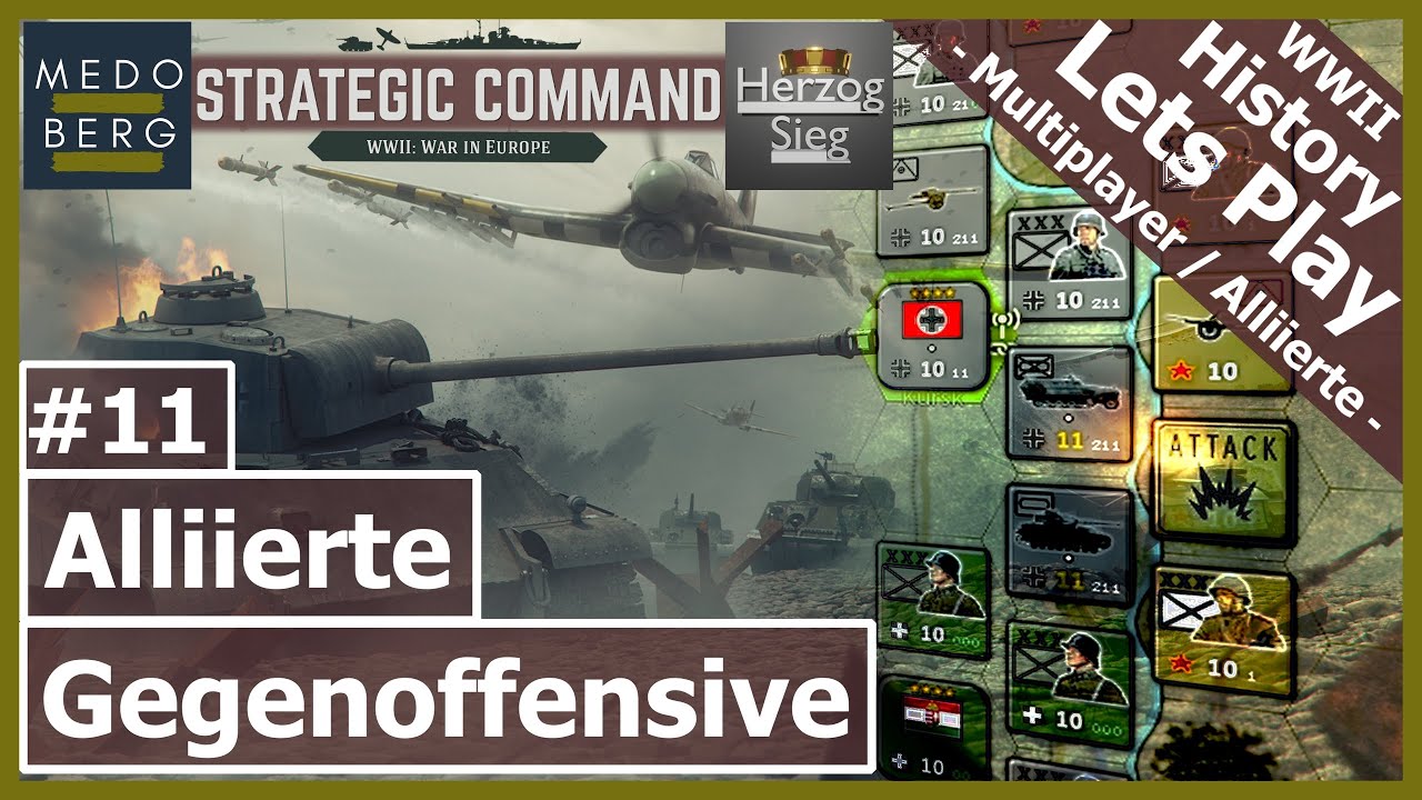 Strategic Command WW2 WiE – Alliierte Gegenoffensive | #11 [Lets Play ...