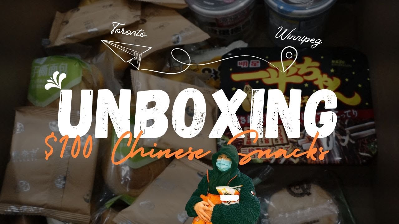 Unboxing $100 Chinese Food Snacks from Toronto | Olive's Food Vlog ...