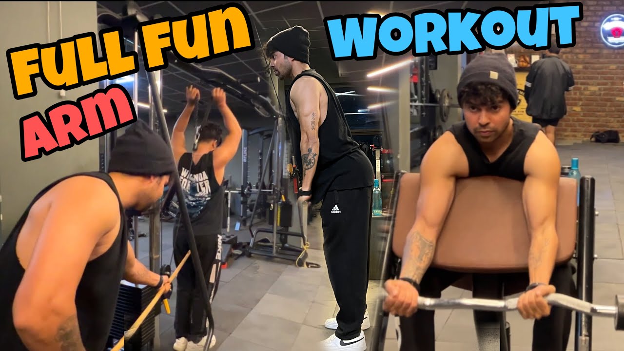 Full Fun Biceps Workout 💪 With Me !! Gym Workout !! - YouTube