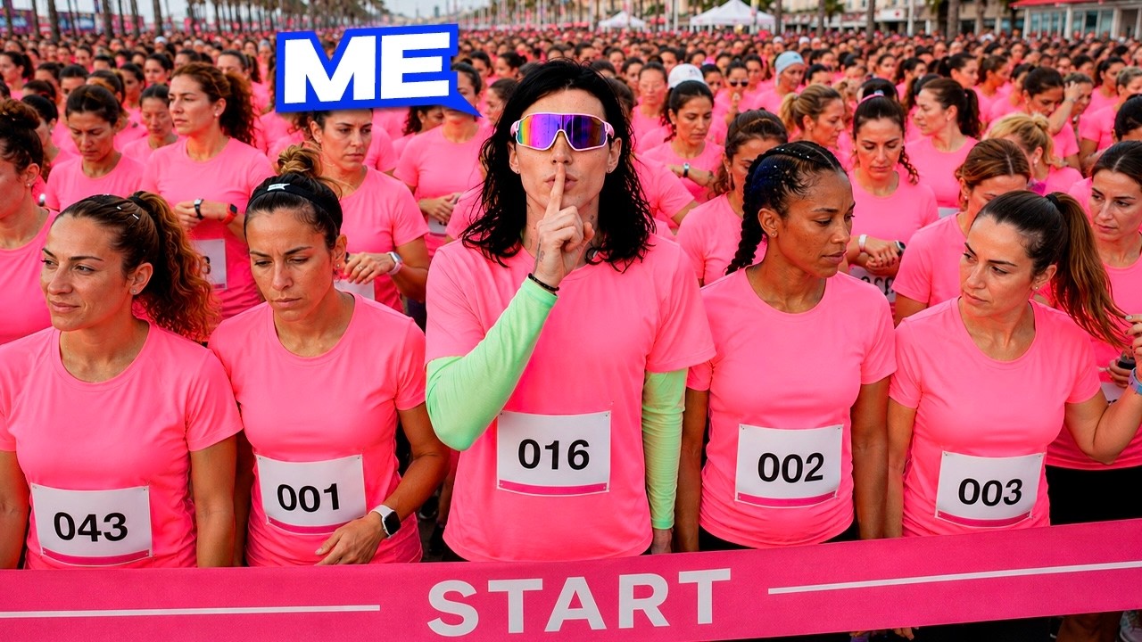 I Tricked 9000 Women To Win the MARATHON - YouTube