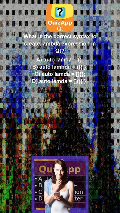 Qt What is the correct syntax to create lambda expression in Qt - YouTube