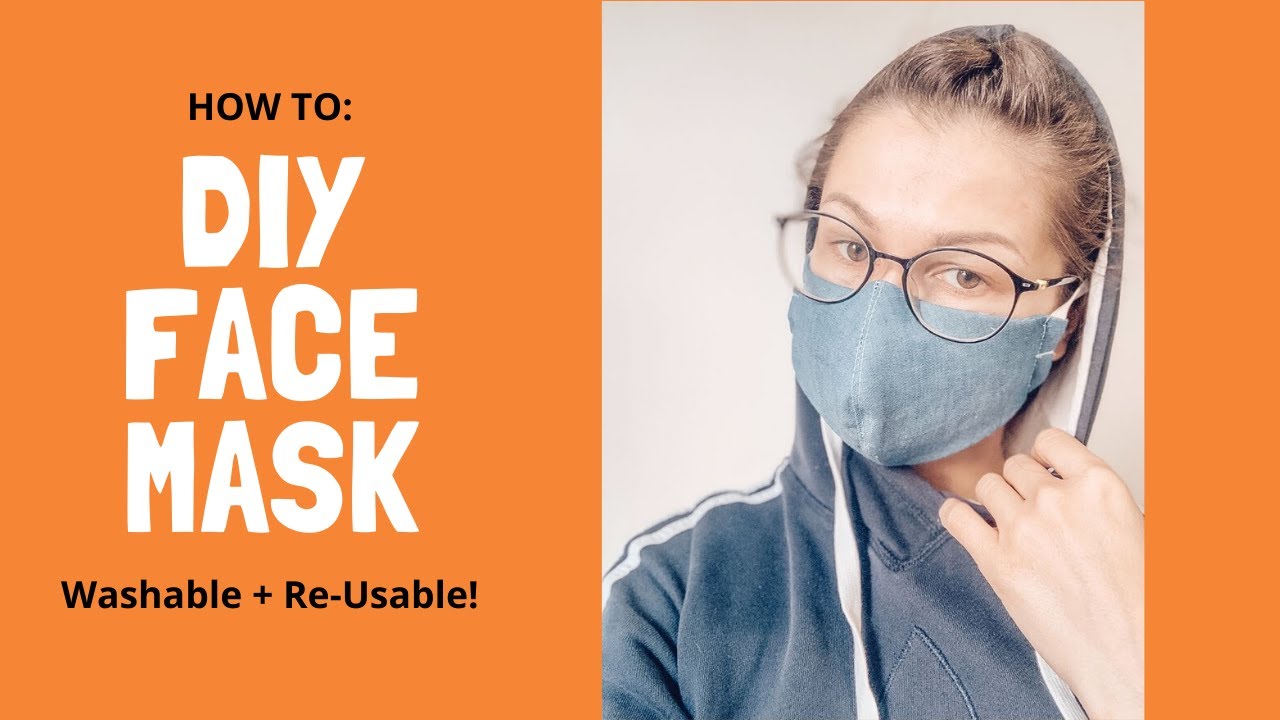 How To: DIY FABRIC FACE MASK - YouTube