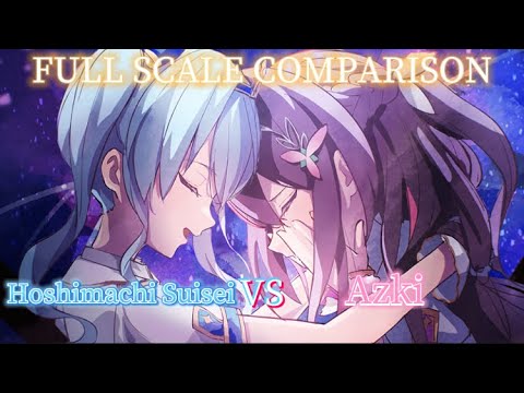 Hoshimachi Suisei VS Azki - YouTube