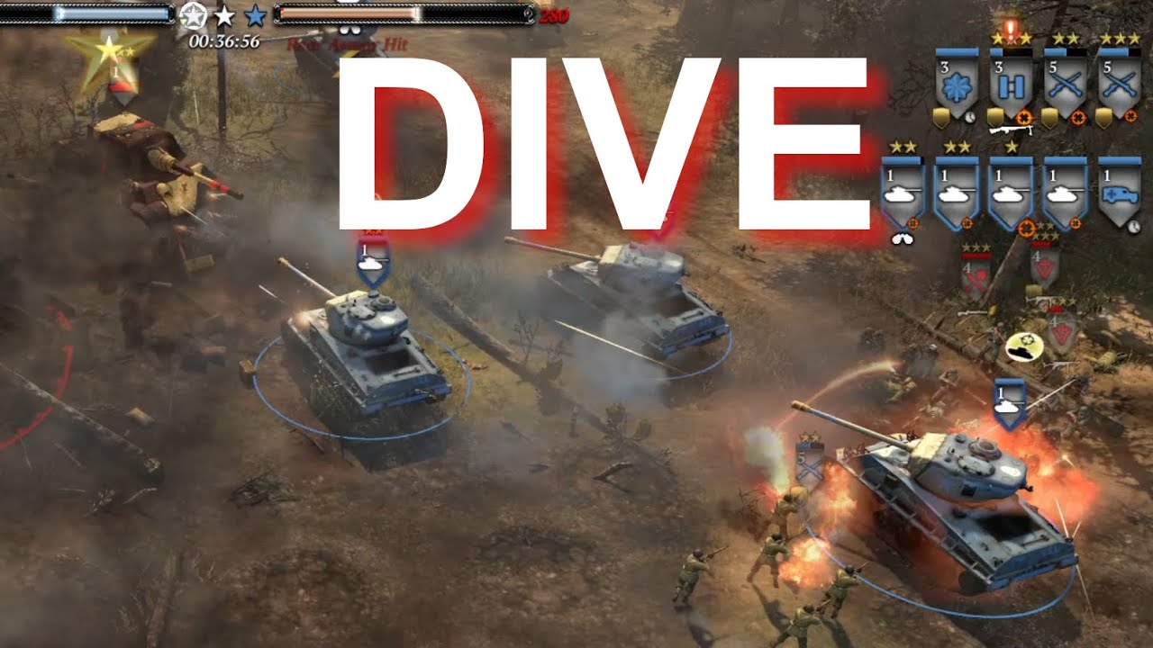 COH2 - 2v2 EASY EIGHT LOVE TO DIVE - YouTube