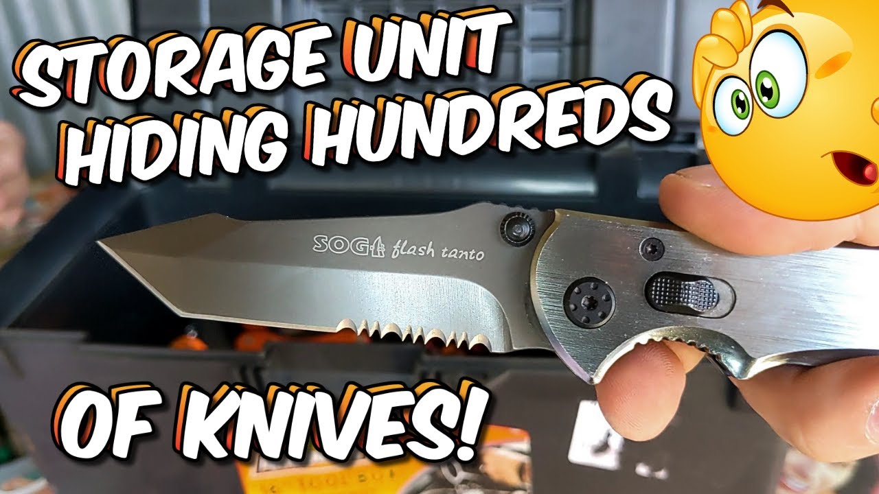Abandoned Storage Unit Was Filled with HUNDREDS of Knives! - YouTube