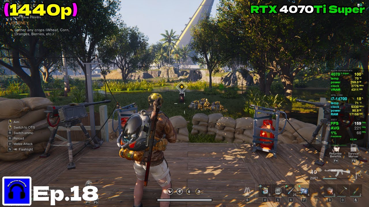 Once Human Gameplay (with Benchmark) (2025) (1440p) - RTX 4070 Ti Super ...