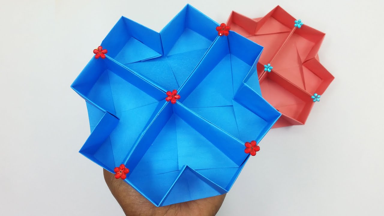 Easy Origami Bowl | How to Make a Paper Bowl | Heart Shape Bowl | DIY ...