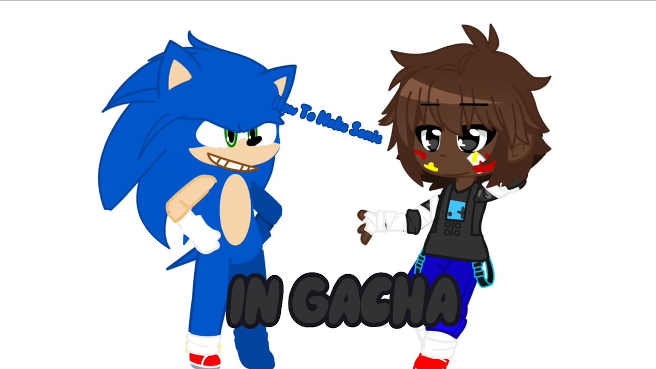 How To Make Sonic In Gacha Club (Old) - YouTube