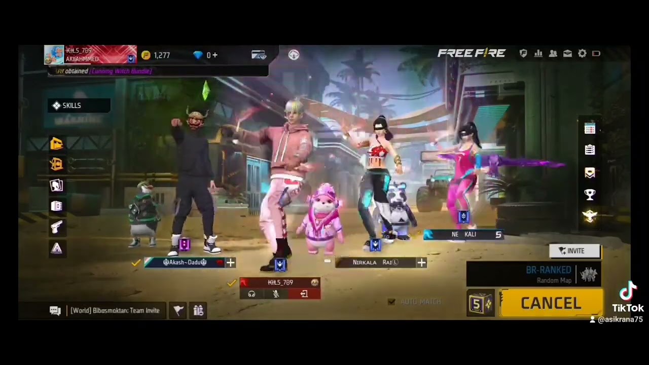free fire lobby video ☺️ - YouTube