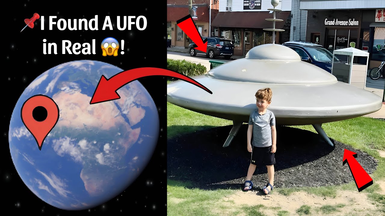 🛸I Found A UFO in Real Caught On Google Earth and Google Maps 🤯! - YouTube